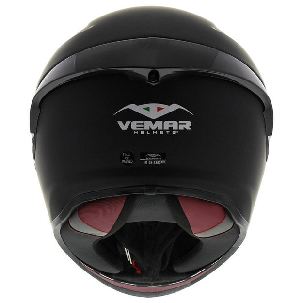 קסדה סגורה VEMAR RACING HURRICANE שחור | אבזריון אביזרים לרוכב