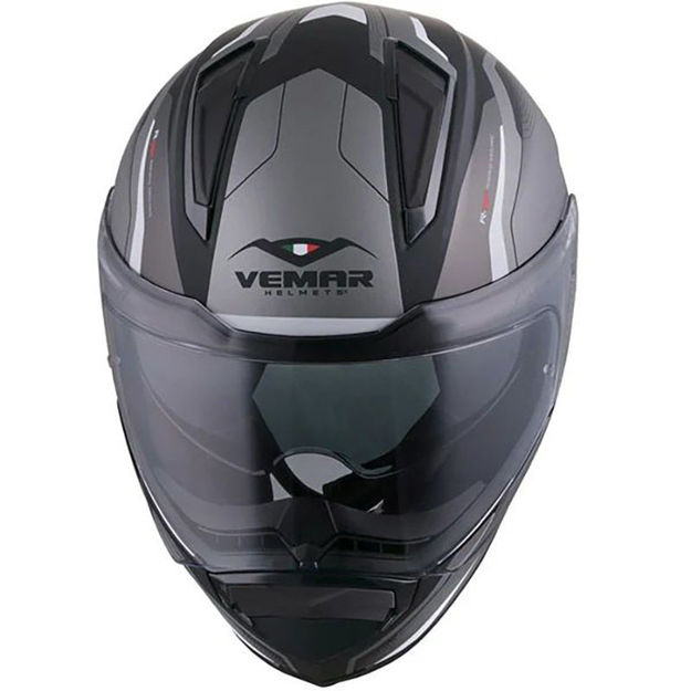 קסדה סגורה VEMAR LUNAR ZEPHIRE אפור | אבזריון אביזרים לרוכב