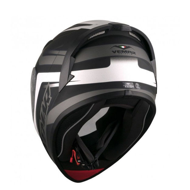 קסדה סגורה VEMAR BASE GHIBL כסף | אבזריון אביזרים לרוכב